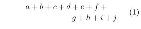Numbering A Vertically Centered Equation Number On A Multline