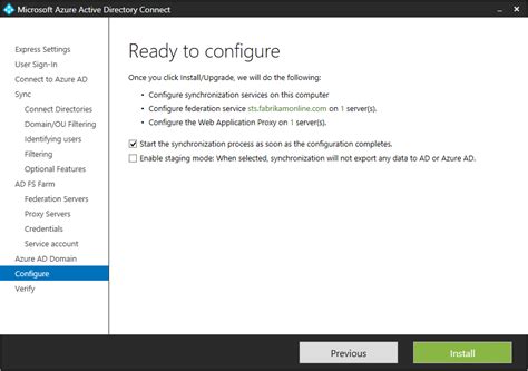 Customize An Installation Of Microsoft Entra Connect Microsoft Entra