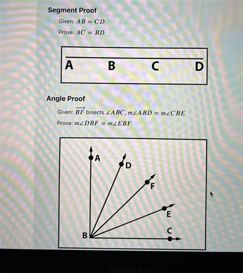 Solved Segment Proofgiven Ab Cdprove Ac Bdangle