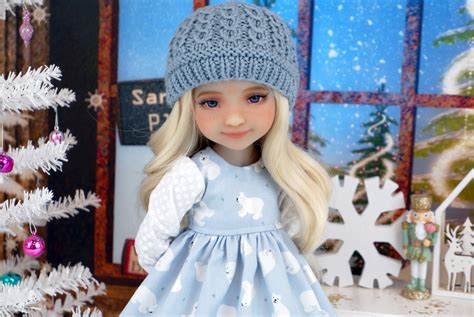 Polar Bear Dress Ensemble With Boots For Ruby Red Fashion Friends Do