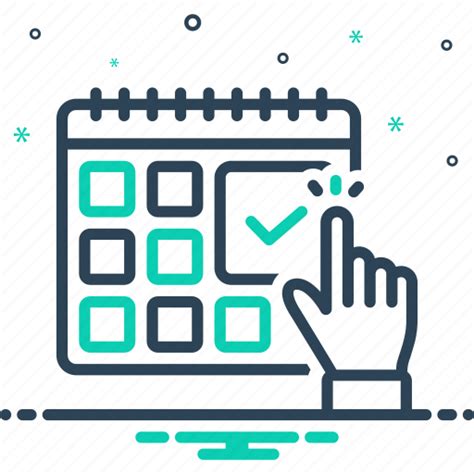 Appointment Agenda Calendar Almanac Assignation Particular Day