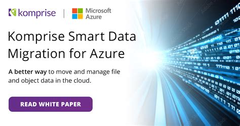 Komprise Intelligent Data Management For Azure File Migrations Video