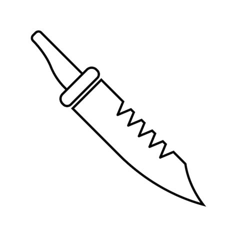 Premium Vector Knife Icon Vector