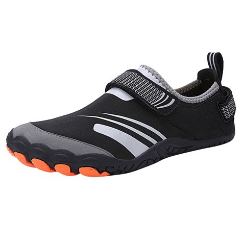 Eczipvz Mens Wide Sneakers Water Shoes Beach Barefoot Mesh Quick Dry