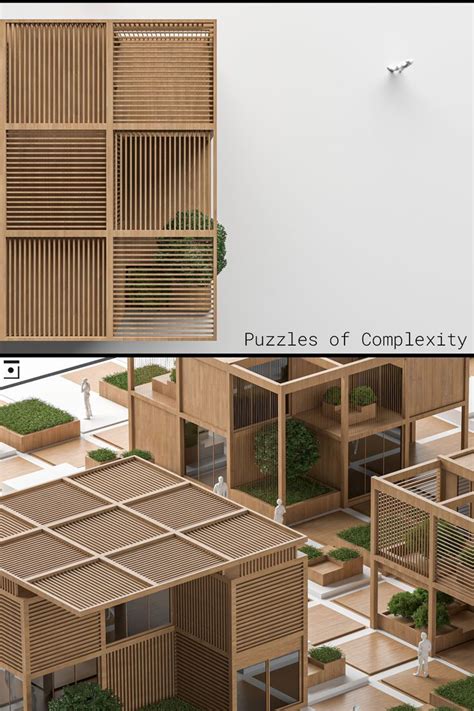 Puzzles Of Complexity Housing Project Concept Architecture Sustainable Architecture
