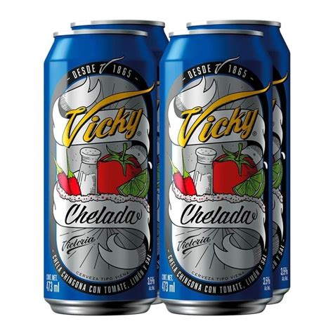 5340 Cerveza Victoria Vicky Chelada 1 Pza De 473 Ml 2500