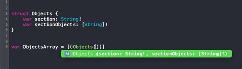 Swift My Xcode Is Not Recognizing A Struct Variables Stack Overflow