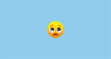 🥺 Pleading Face Emoji On Joypixels Animations 3 5