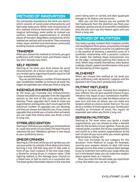 The Evolutionist V50 Final Augment Your Body With This Highly