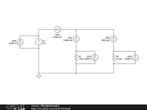 Pre Lab Circuit CircuitLab
