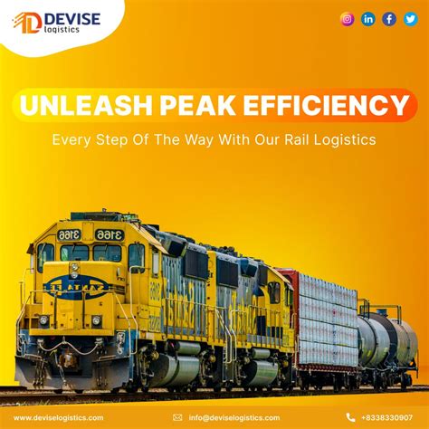 Raillogistics Efficiency Supplychain Transportation