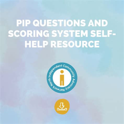 Personal Independence Payment Pip Questions And Scoring System