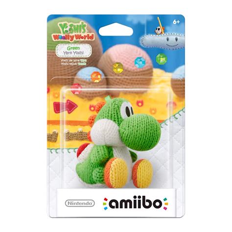 Amiibo Green Yarn Yoshi Yoshis Woolly World Super Retro Amiibo