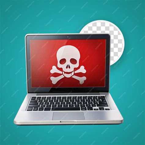 Premium Psd Computer Hack Crash Attack Software Concept