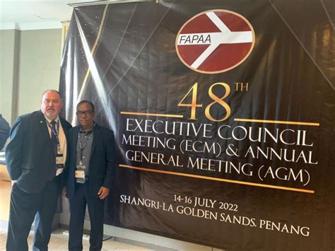 Khorshed Alam On Linkedin Joined Fappa Egm And Agm At Penang In Malaysia