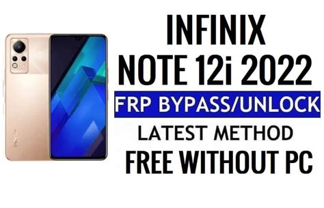 Infinix Note I Frp Bypass Android Google Unlock No Pc