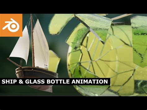 Free Video Blender Tutorial Boat In A Bottle Animation From PIXXO D Class Central