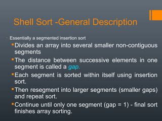 Shell Sort PPT