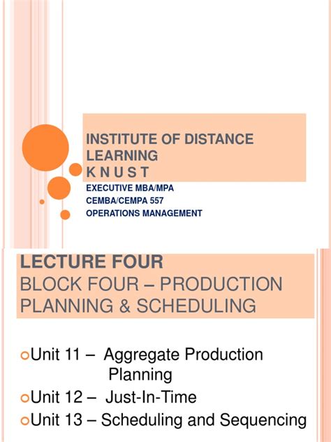 Aggregate Production Planning Pdf Lean Manufacturing Mathematical Optimization