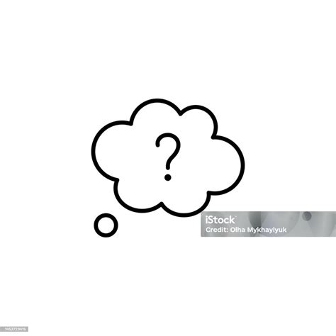 연설 거품 생각 거품 아이콘 흰색 배경 벡터 일러스트 레이 션에 고립 된 꿈 거품 기호 아이콘에 물음표 기호 Eps 10 0명에 대한 스톡 벡터 아트 및 기타 이미지