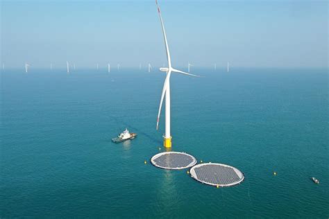 First Floating Hybrid Wind Solar Project Underway Cn
