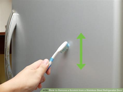 How To Remove A Scratch From A Stainless Steel Refrigerator Door