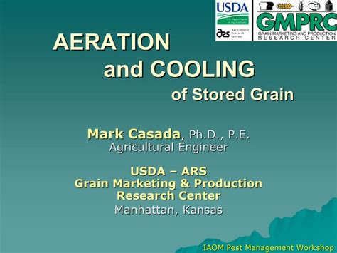 Aeration And Cooling Of Stored Grain Pdf