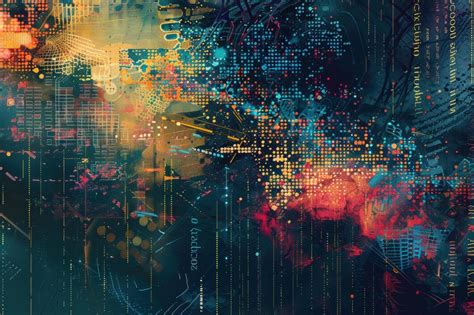 Abstract Ai Algorithm Background With Neural Networks Data And Digital