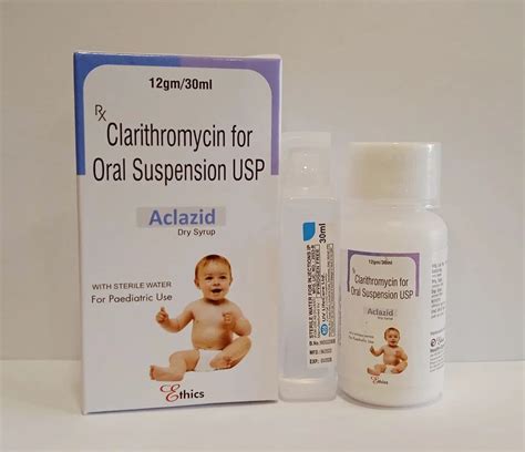 Clarithromycin 125mg 5ml Dry Syp With Wfi At ₹ 145 Piece Dry Syrups In Panchkula Id