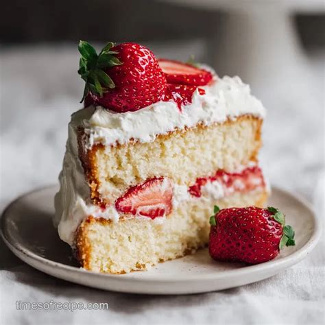Strawberry Shortcake Cake Time Of Recipe