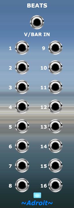 Beats Module Adroit Synthesis