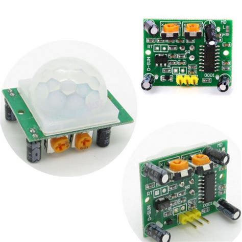 HC SR PIR Motion Sensor Module Arduino Raspberry Pi ESP IR Film Lenses Electronics