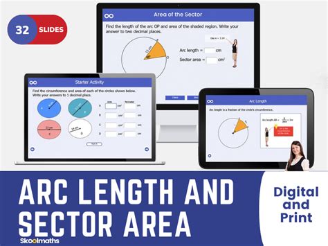 area of a sector circle geometry interactive maths lesson