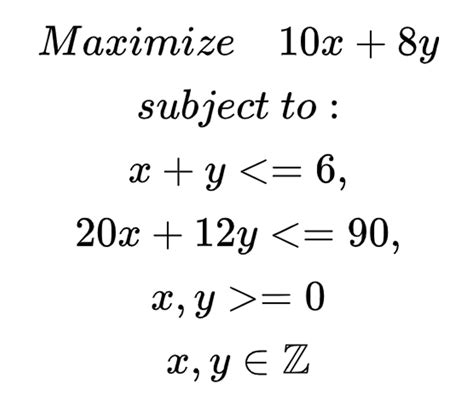 Linear Programming Integer Linear Programming With Branch And Bound Towards Data Science
