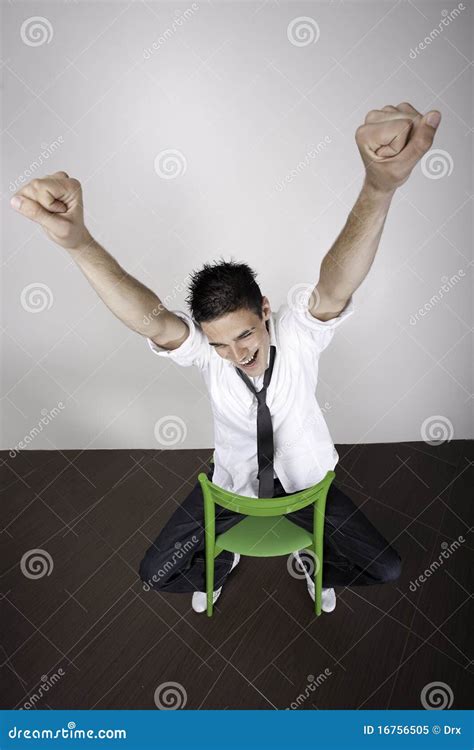 Cheering Student Stock Image Image Of Think Pose Hands 16756505