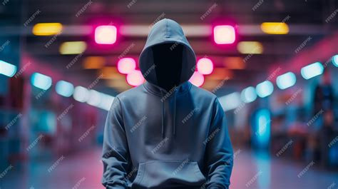 Premium Ai Image Male Fraudster With Phone On Dark Background