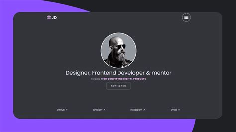 How To Create Responsive Portfolio Website Using React And Tailwind CSS