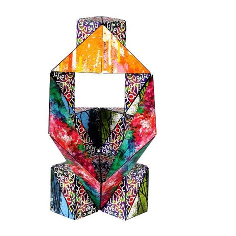 Scribble Magnetic Transforming Origami Cube Cubendi Tri M Specialty Products
