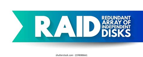 Raid Redundant Array Independent Disks Data Stock Vector Royalty Free