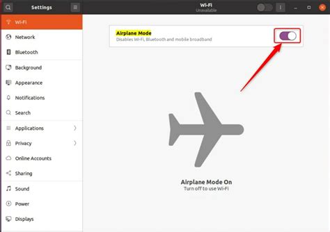 How To Enable Or Disable Airplane Mode In Ubuntu Linux Geek Rewind
