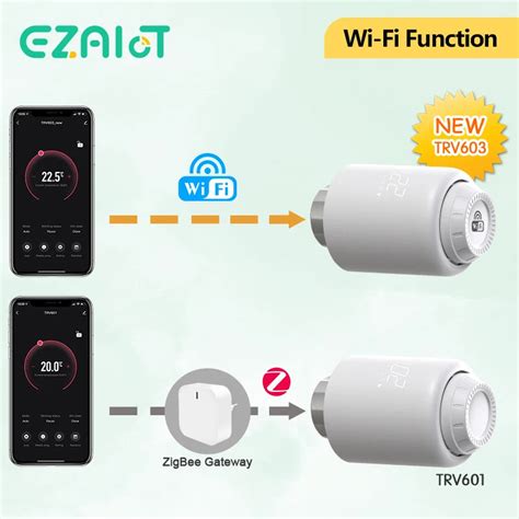 Tuya Trv Wifi Direct Thermostat Smart Radiator Valve Programmable Temperature Controller