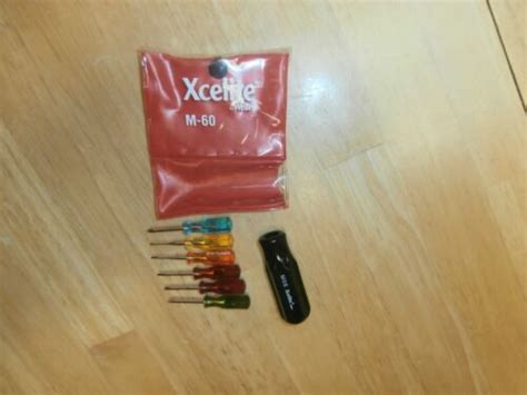 Xcelite M60 M60n Mini Jewelers Screwdriver Kit 7 Pc New Ebay