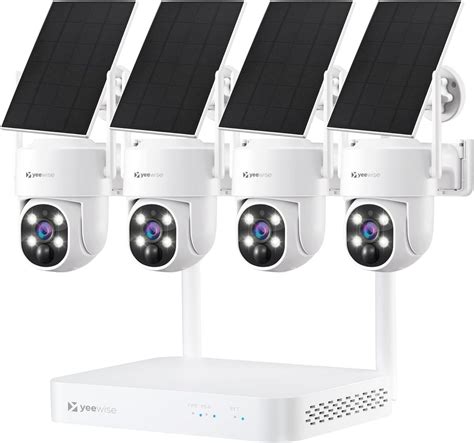 Battery And Solar Security Camera System Yeewise