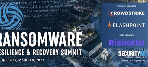 Watch Sessions Ransomware Resilience And Recovery Summit Securityweek