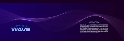 abstract particle wave pattern design element vector image