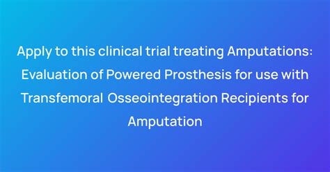 Evaluation Of Powered Prosthesis For Use With Transfemoral