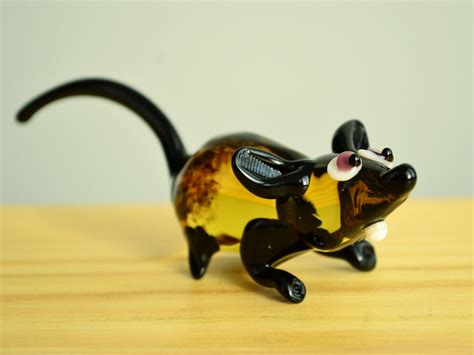 Glass Mouse Figures Sculpture Mouse Figurines Murano Mice Etsy