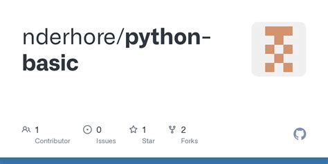 GitHub Nderhore Python Basic