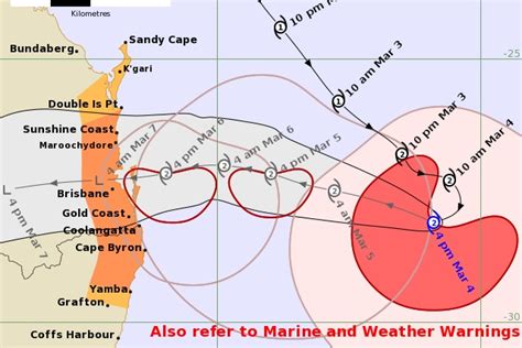 Cyclone Alfred Tracker Map When Will It Hit Queensland And Nsw Coasts