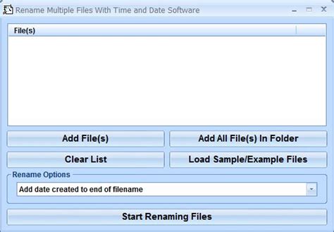 Download Rename Multiple Files With Time And Date Software V70